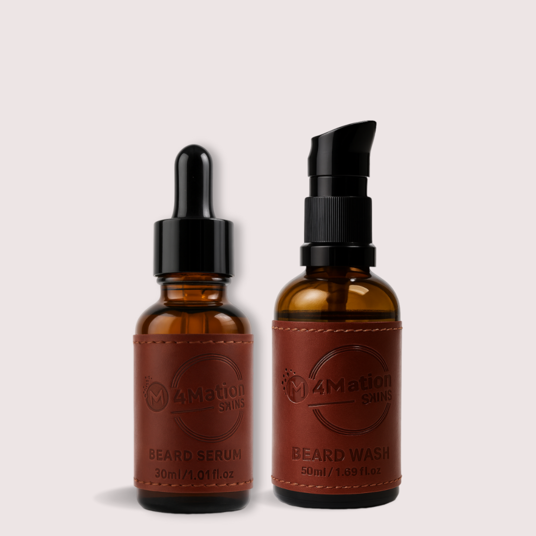 Beard Serum & Beard Wash | Combo – 4mations skins | Science backed ...